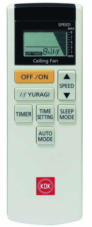 KDK W56WV - Ceiling Fan with DC motor, 140cm with Remote Control ...